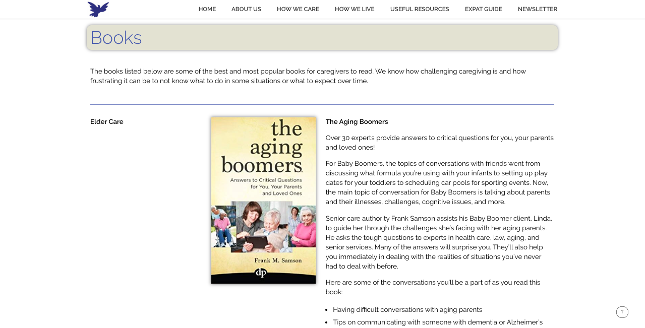 Caregiver Books - Cielito Lindo Senior Living